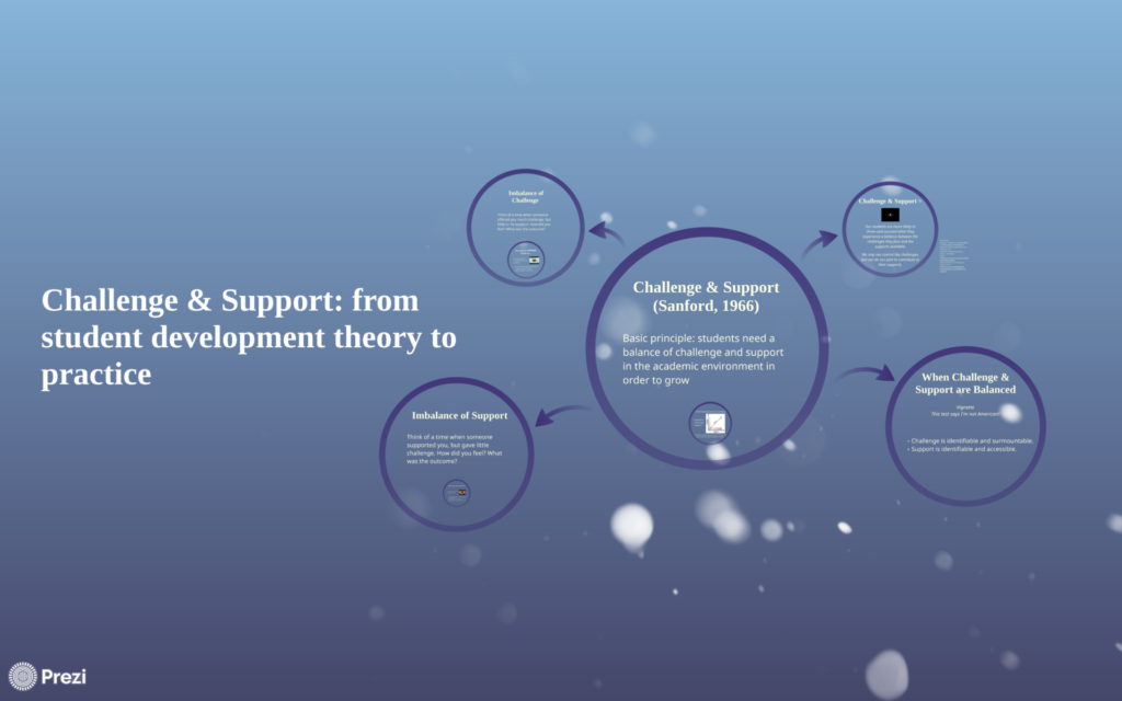 Challenge and Support Theory (Nevitt Sanford) – Chaise Nous
